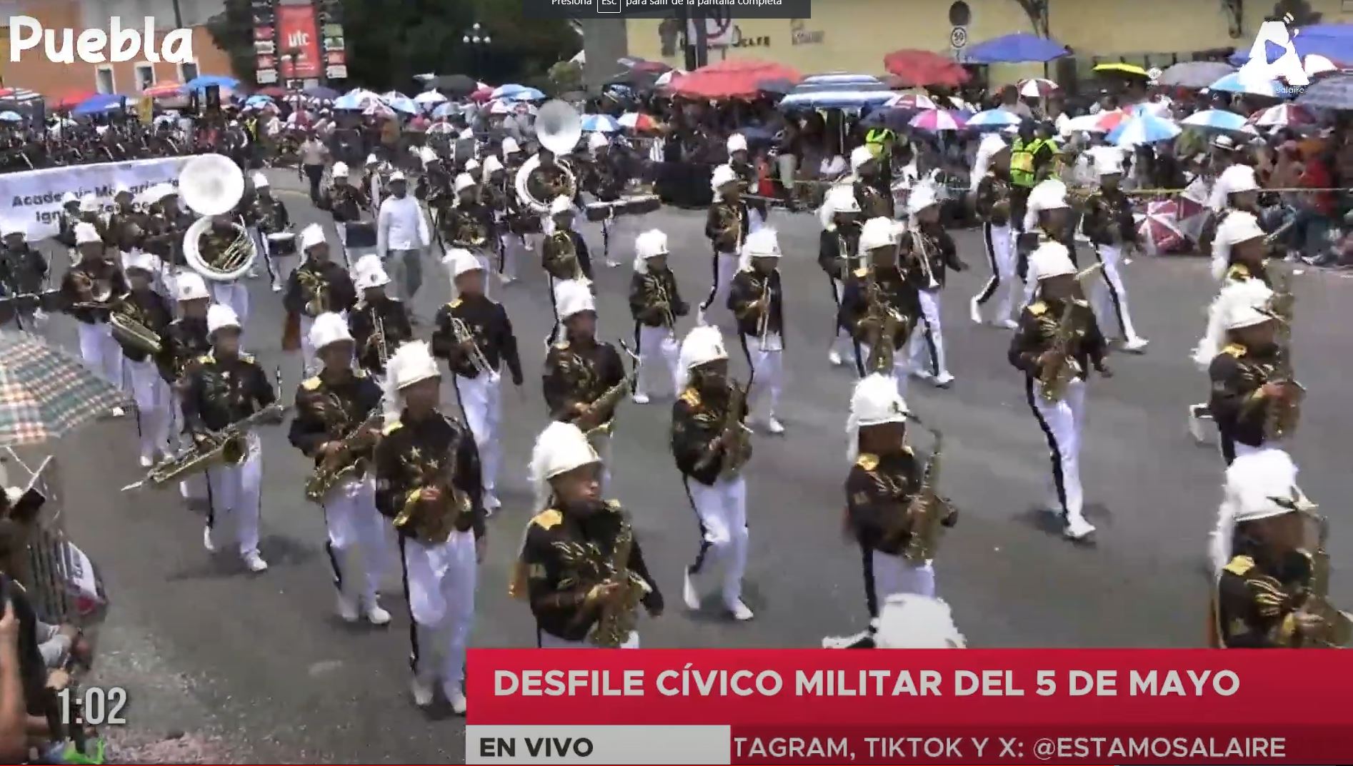 Desfile Cívico Militar 5 de Mayo 2024